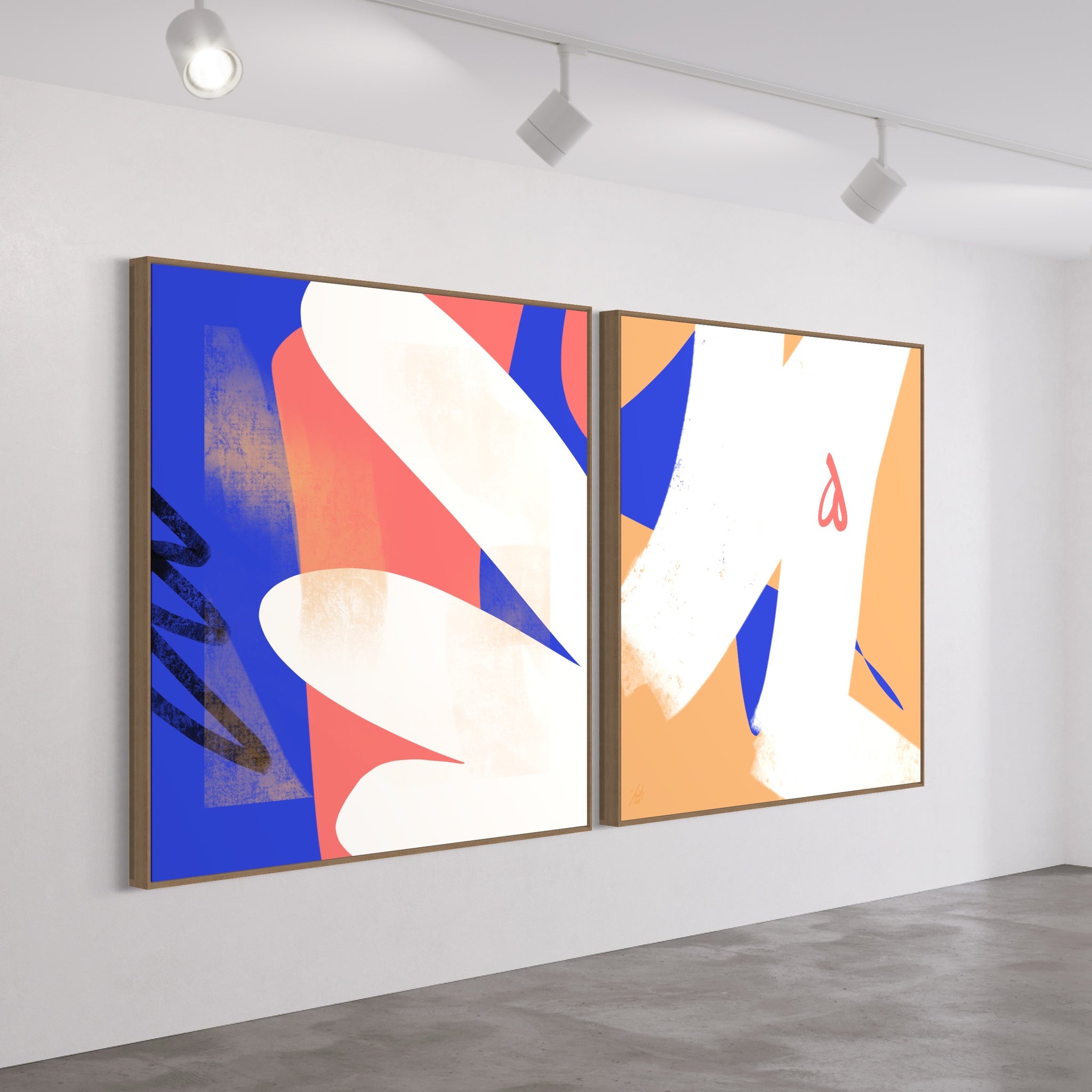 Art Wall 14 (2 Canvas Prints) - In The Mood #1, In The Mood #2